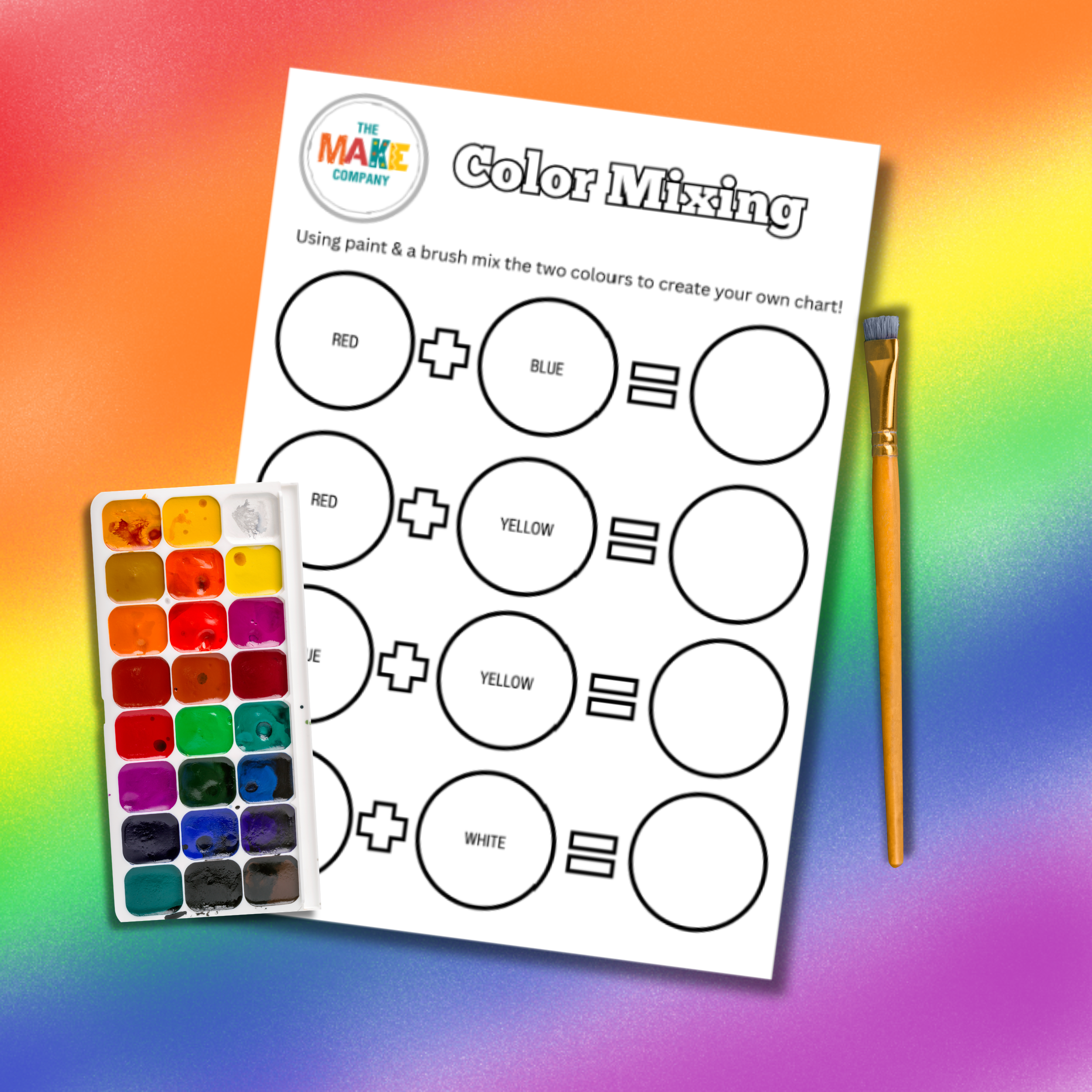 Colour Mixing - Free Printable – The Make Company