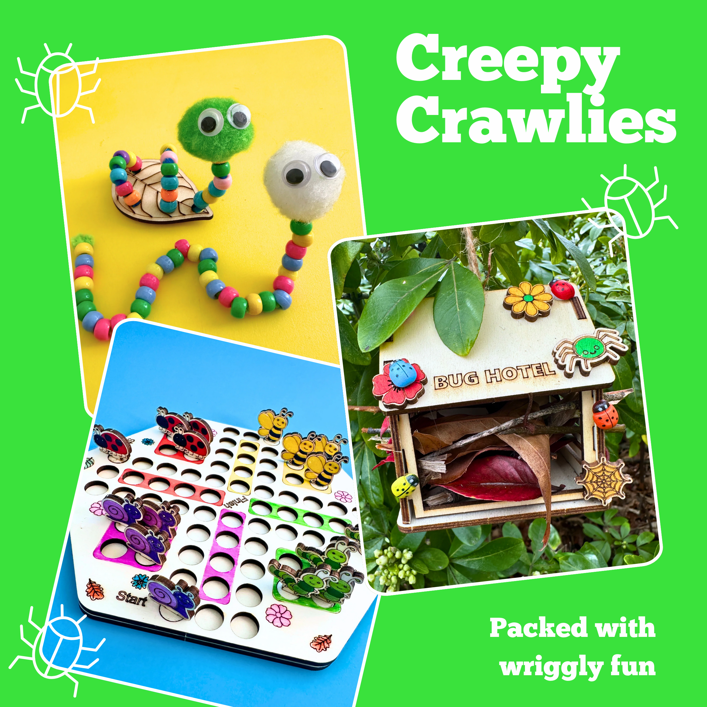 Creepy Crawlies Full Day Group Activity Pack – The Make Company