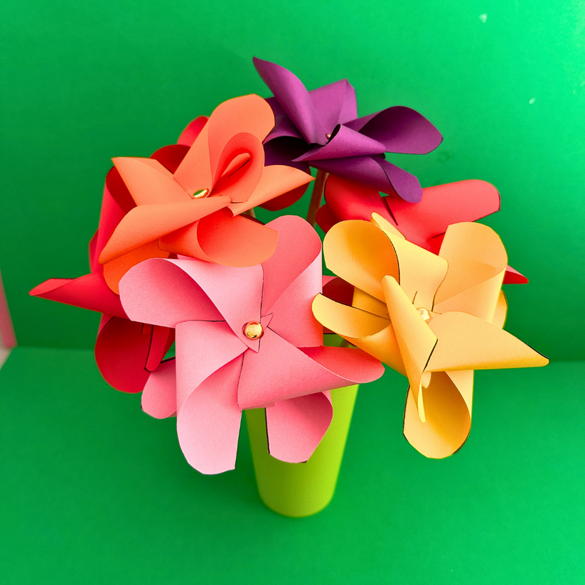 Flower Pinwheel Printable – The Make Company