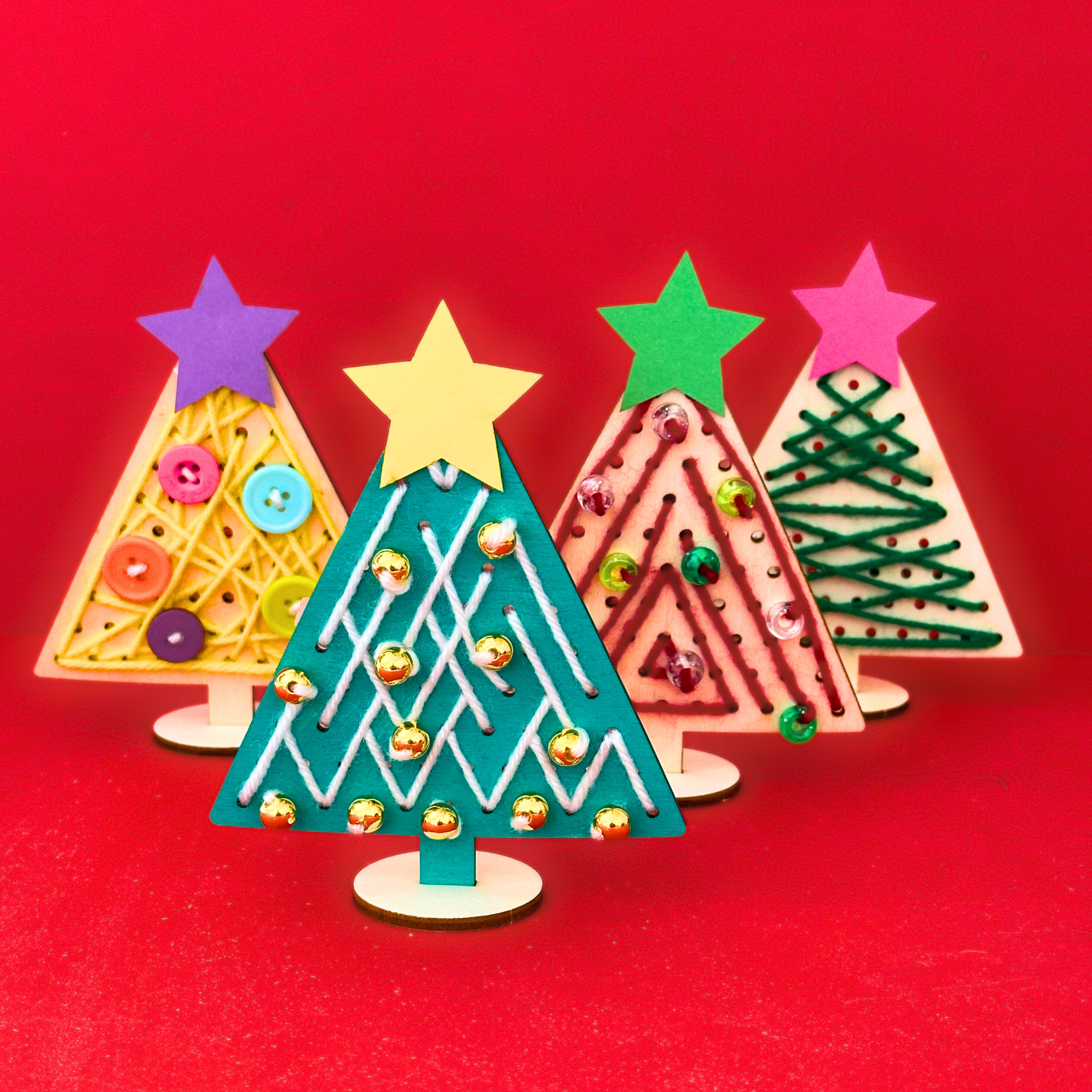 Merry Weaving Christmas Tree (Set of 10) – The Make Company