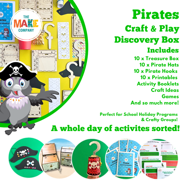 Pirates Craft & Play Discovery Box – The Make Company